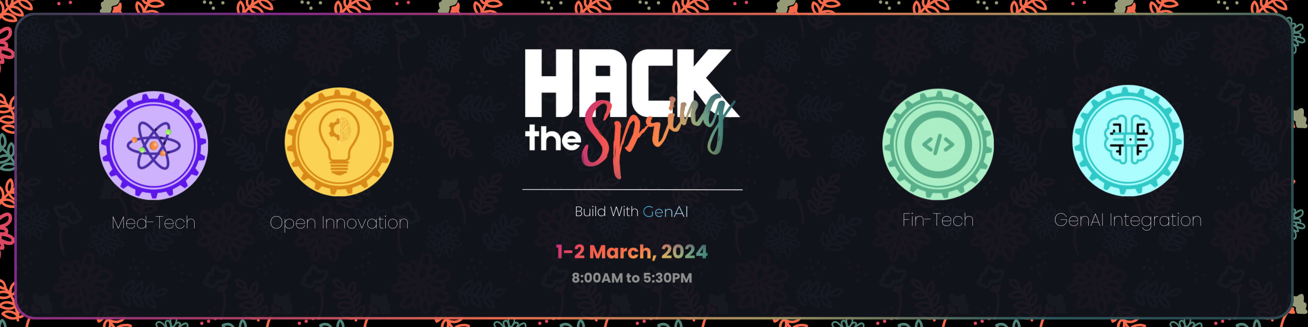 See Hackthespring Hackathon - build with AI at Google Developer Groups GDG Gandhinagar
